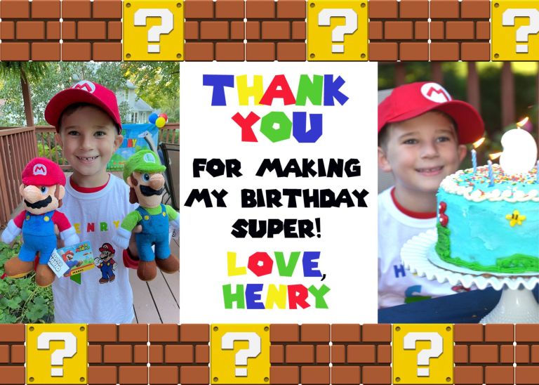 A Super Mario Birthday Party – Sweet Mini Moments